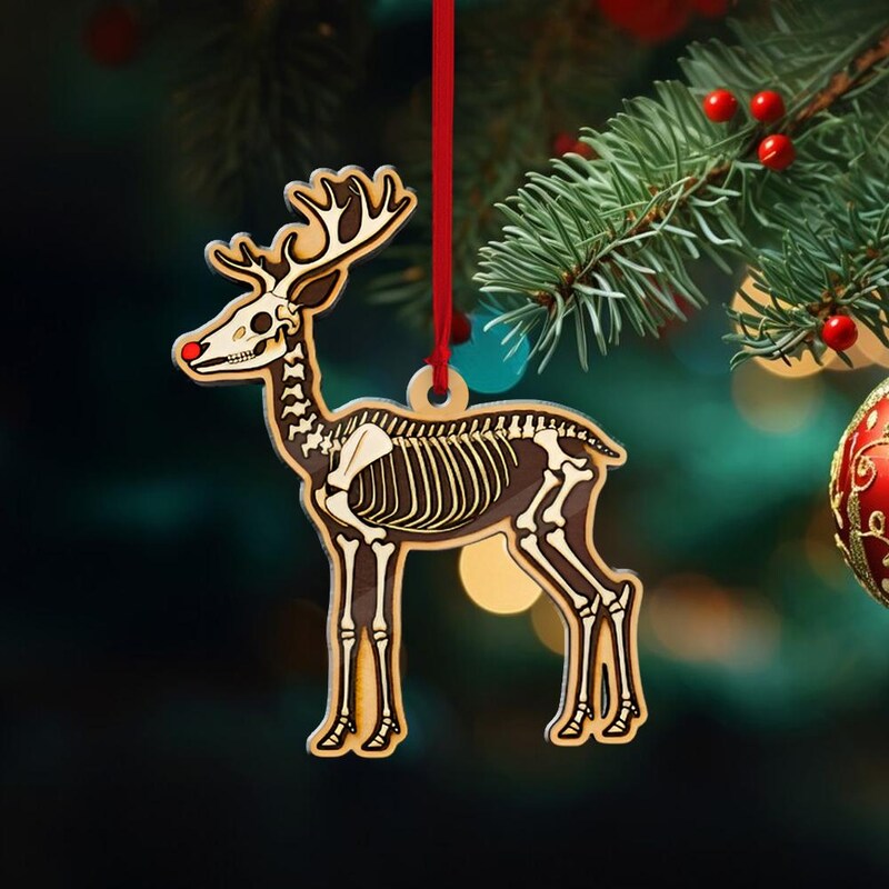 Reindeer Skeleton - Etsy