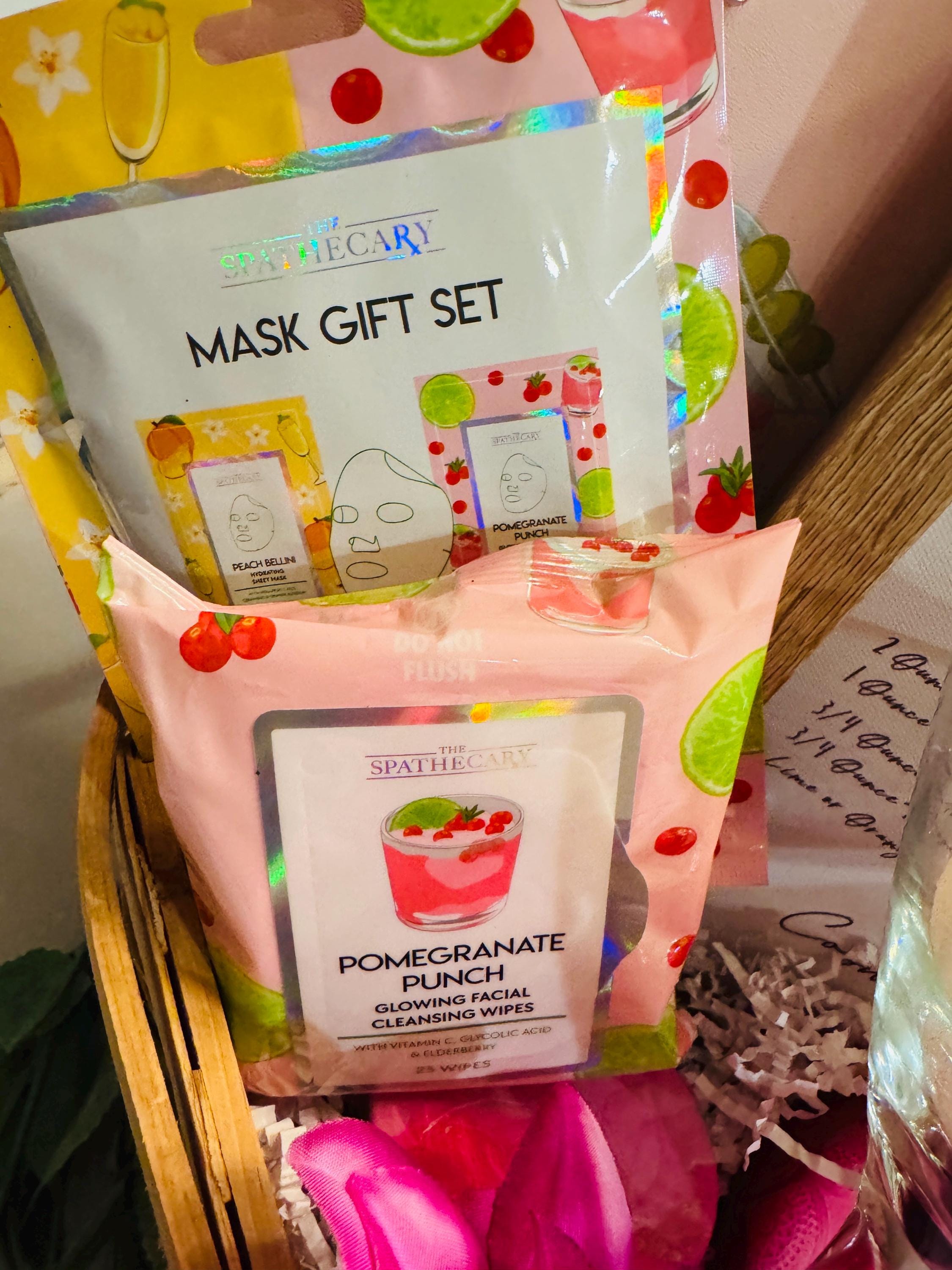 Cosmopolitan Gift Basket | Martini Makeup Bag, Pink Candle & Cosmo ...