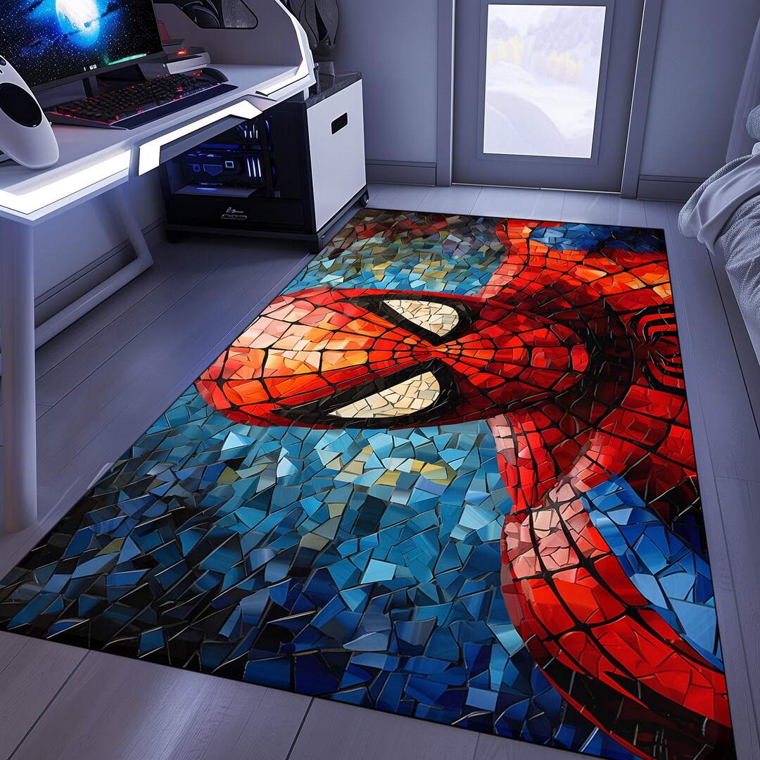Legend Spiderman Rug, Comic Book, Fantastic Rug, Spiderman Rug, Decor ...