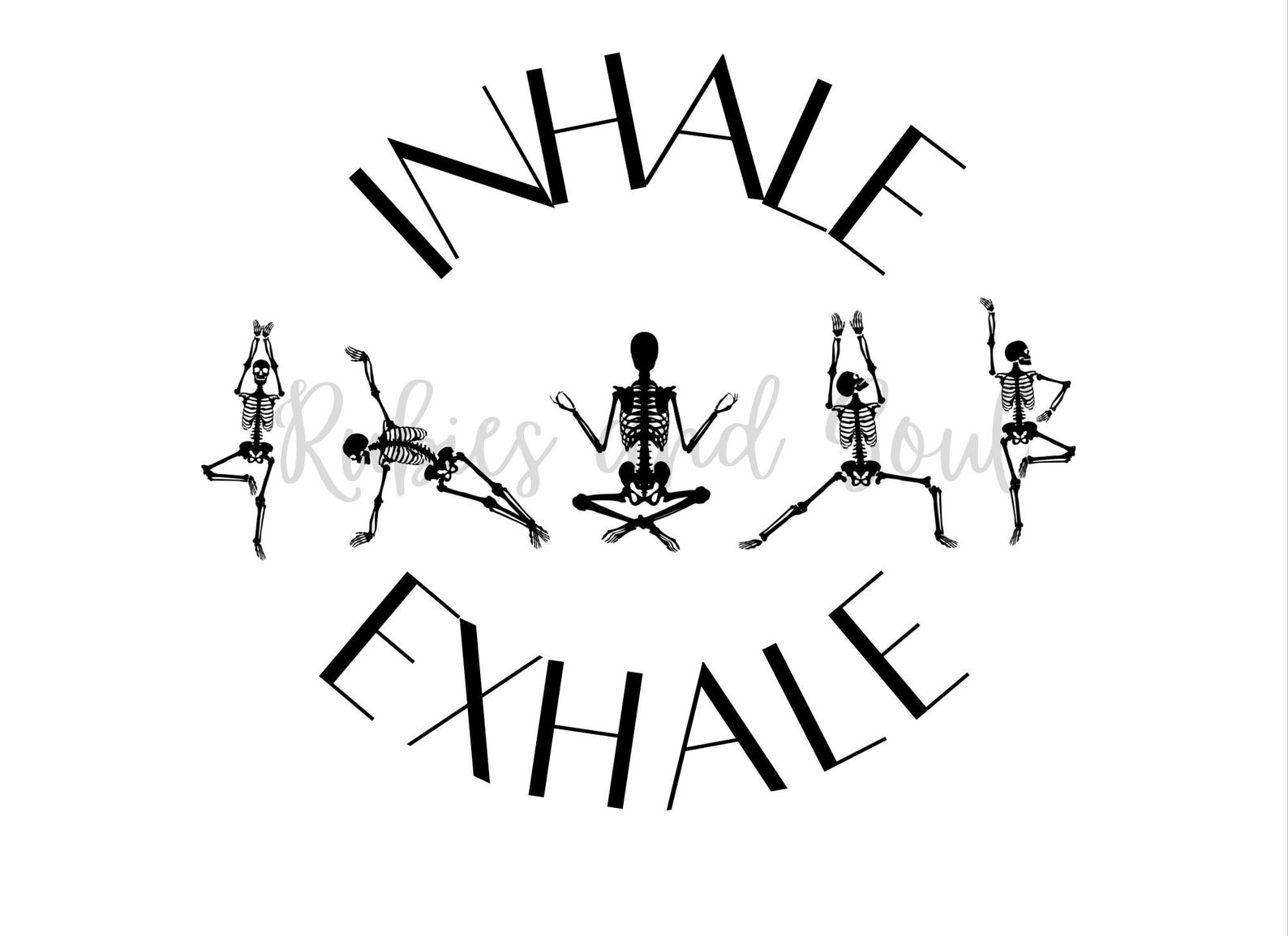 Inhale Exhale, Yoga, Meditation, Yogi, Yoga Life Png - Etsy