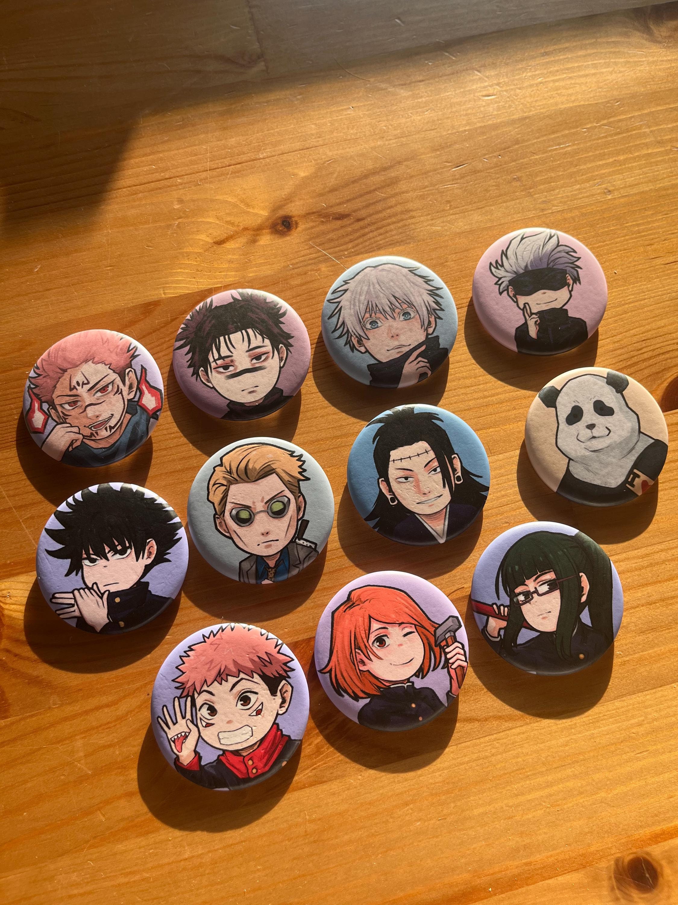 Jujutsu Kaisen Buttons - Etsy
