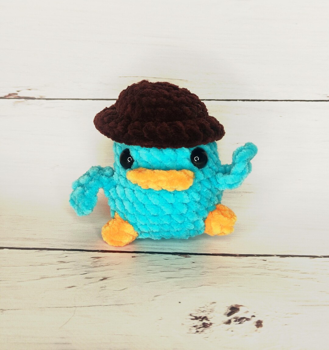 Personalized Plush Crochet Mini Platypus on Request - Etsy