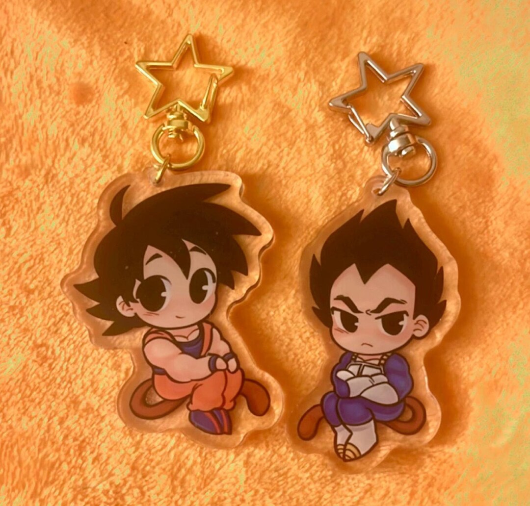 DBZ Goku Vegeta Keychain/charm - Etsy