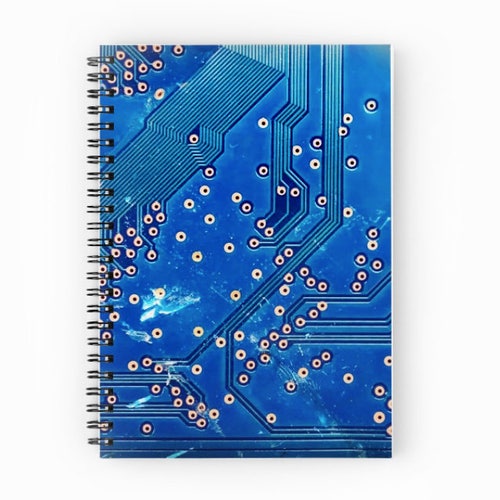 Circuit Board Notebook Blank Spiral Notebook Engineer - Etsy