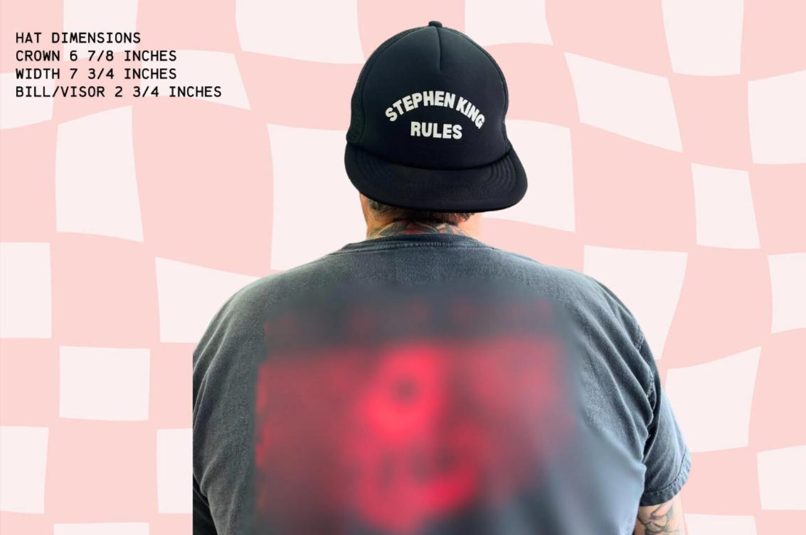 Never Trust the Living Trucker Hat Dad Hat Trucker Hats Snapback Hat ...