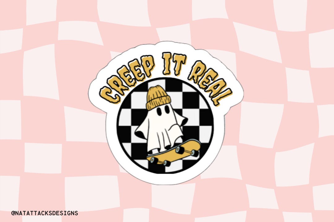 Creep It Real Die Cut Sticker - Etsy