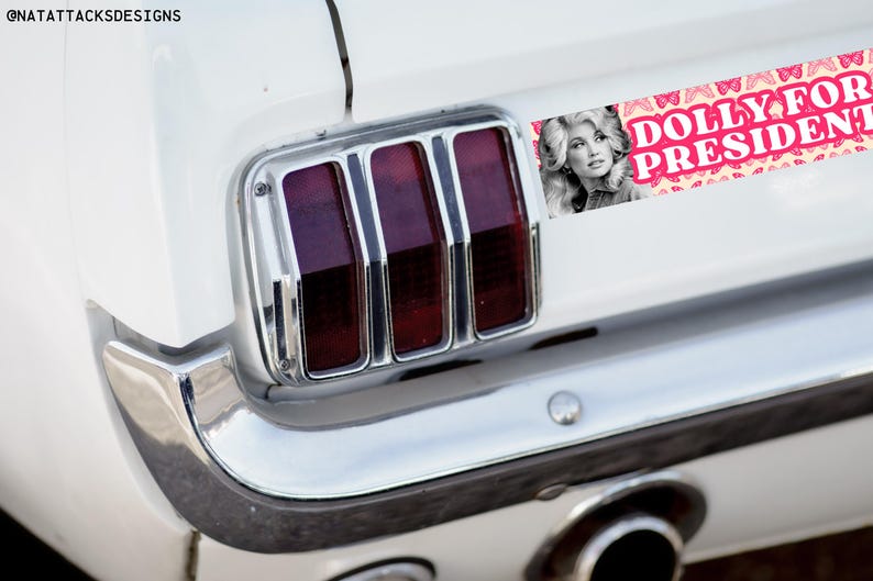 Dolly for President Bumper Sticker - Etsy