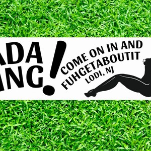 Bada Bing Bumper Sticker Designed & Made in House - Etsy