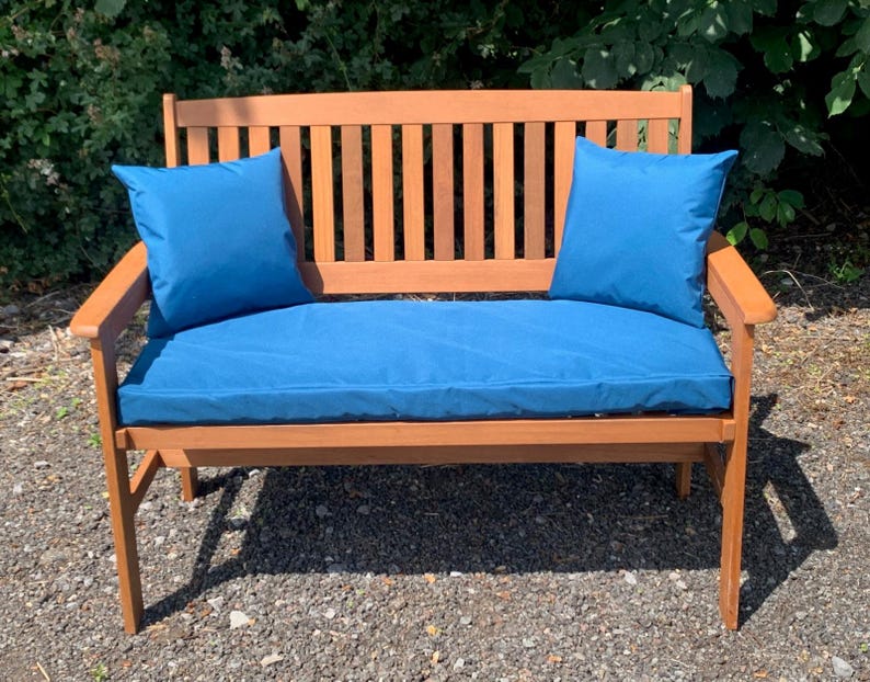 Pnh® Garden Bench Cushion WATER RESISTANT, 3ft 4ft 5ft With Colour ...