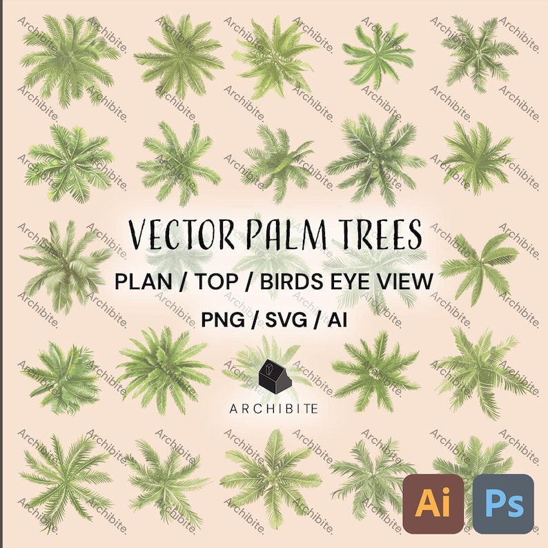 Vector Cutouts - Palm Trees Plan - Etsy