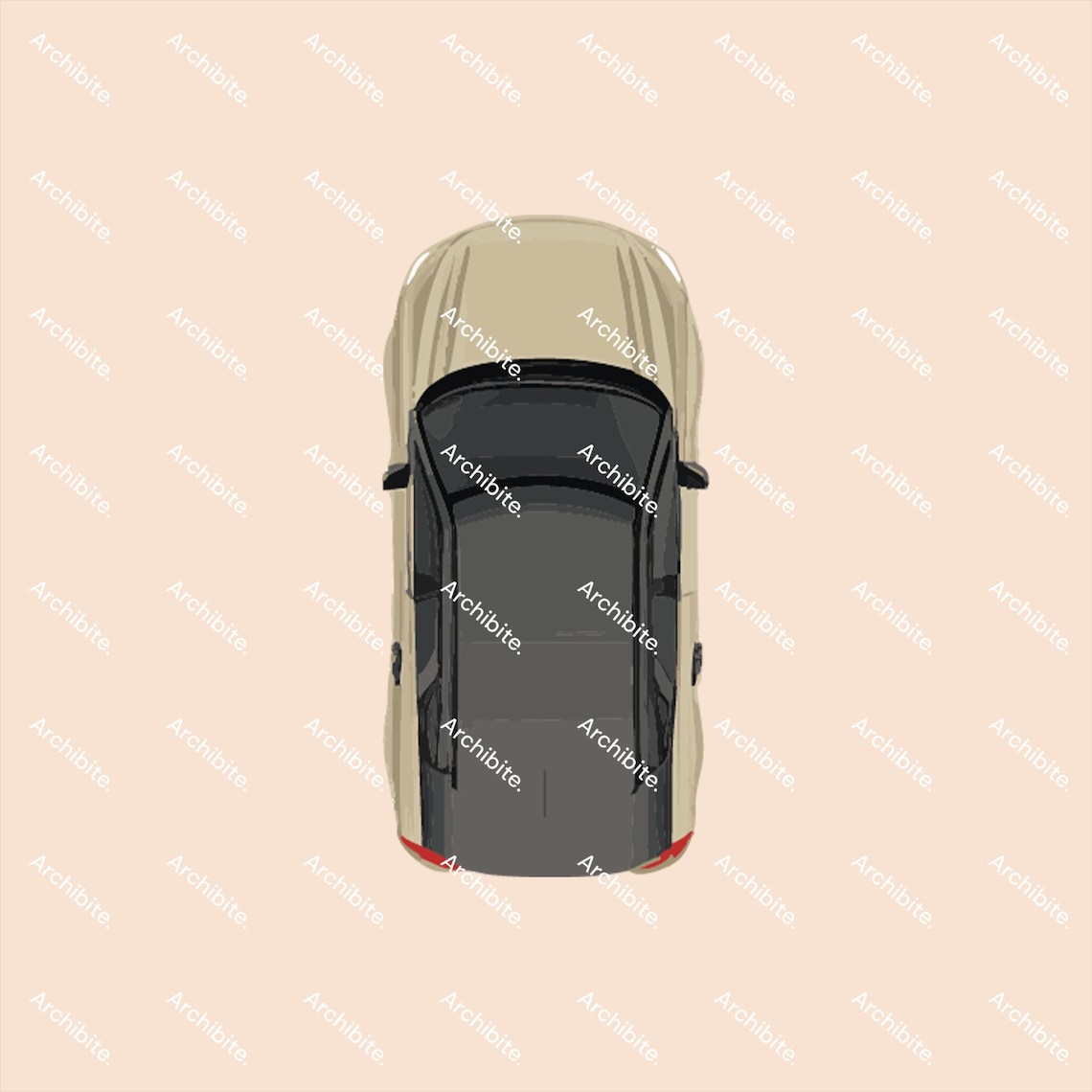 Vector Top View SUV Cars - Etsy