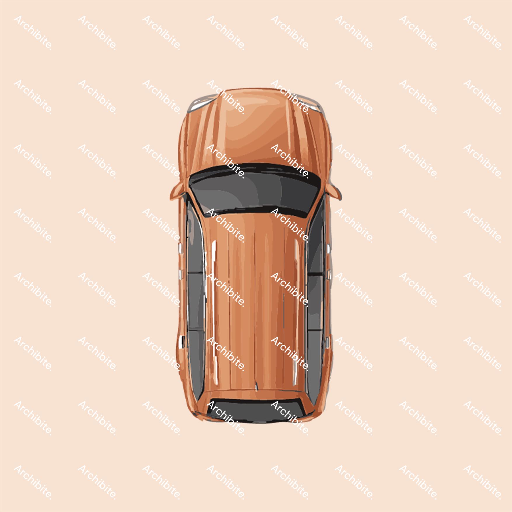 Vector Top View SUV Cars - Etsy