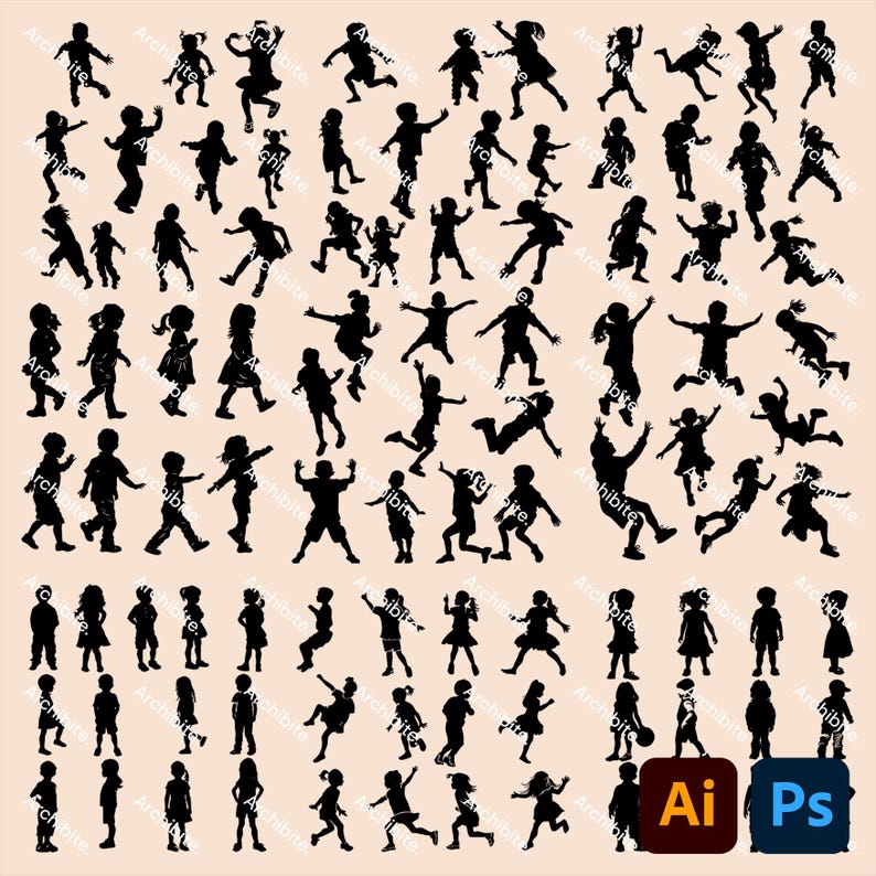 Megapack Vector Cutout People - Etsy