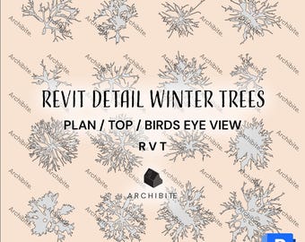 Revit Detail Item - Winter Trees Elevation - Etsy