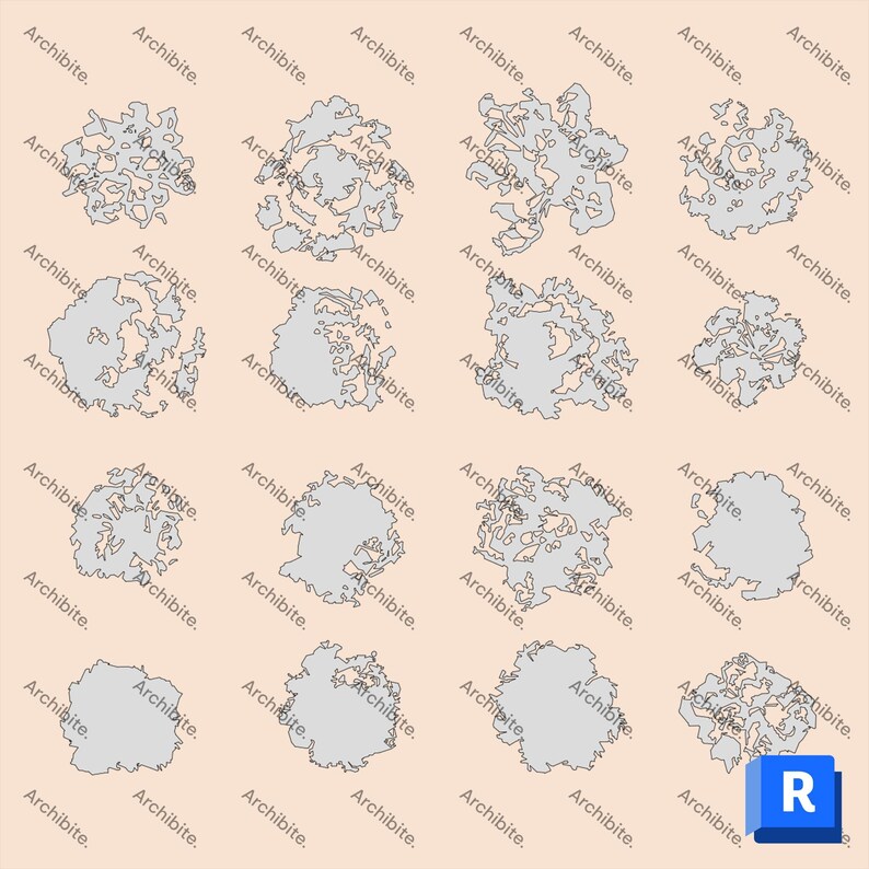 Revit Detail Item - Summer Trees Plan - Etsy
