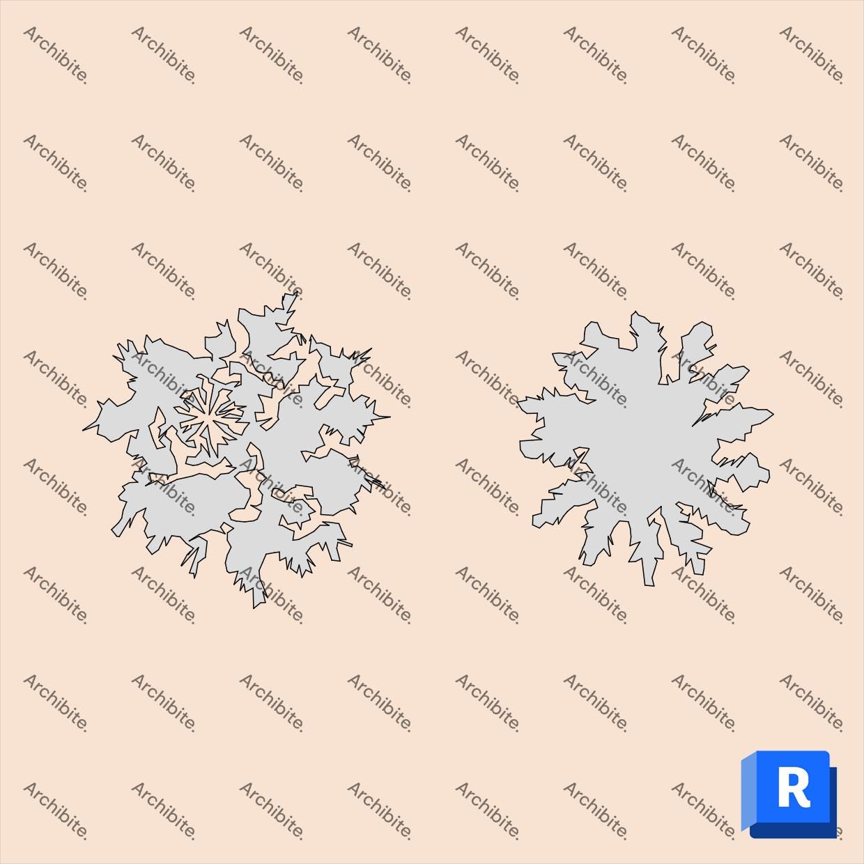 Revit Detail Item - Conifer Trees Plan - Etsy