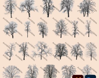 Vector Cutouts Palm Trees Elevation - Etsy