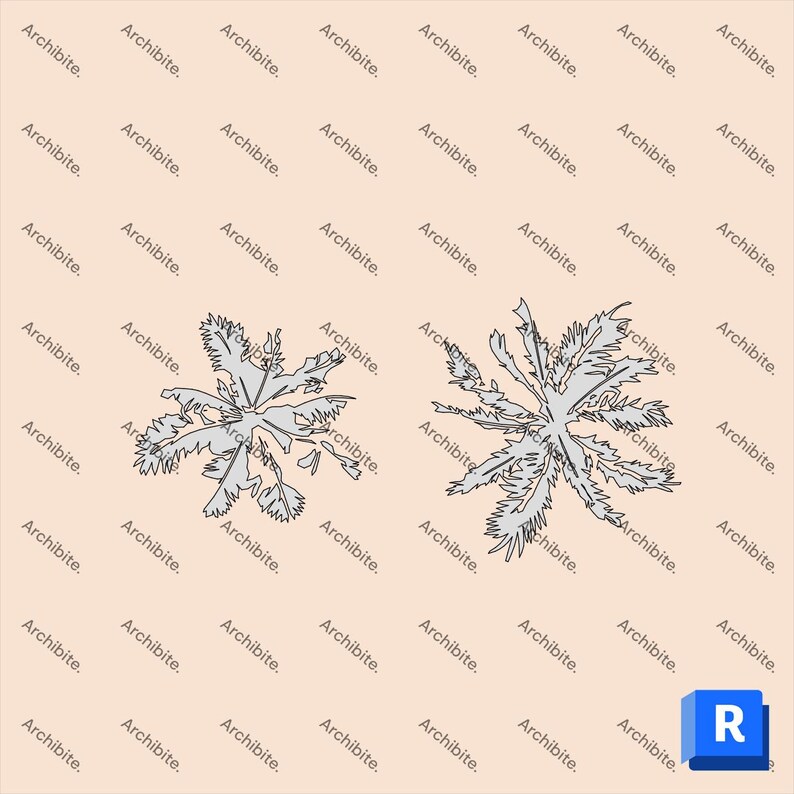 Revit Detail Item - Palm Trees Plan - Etsy