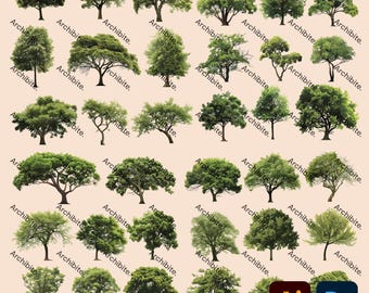 Vector Cutouts - Palm Trees Elevation - Etsy