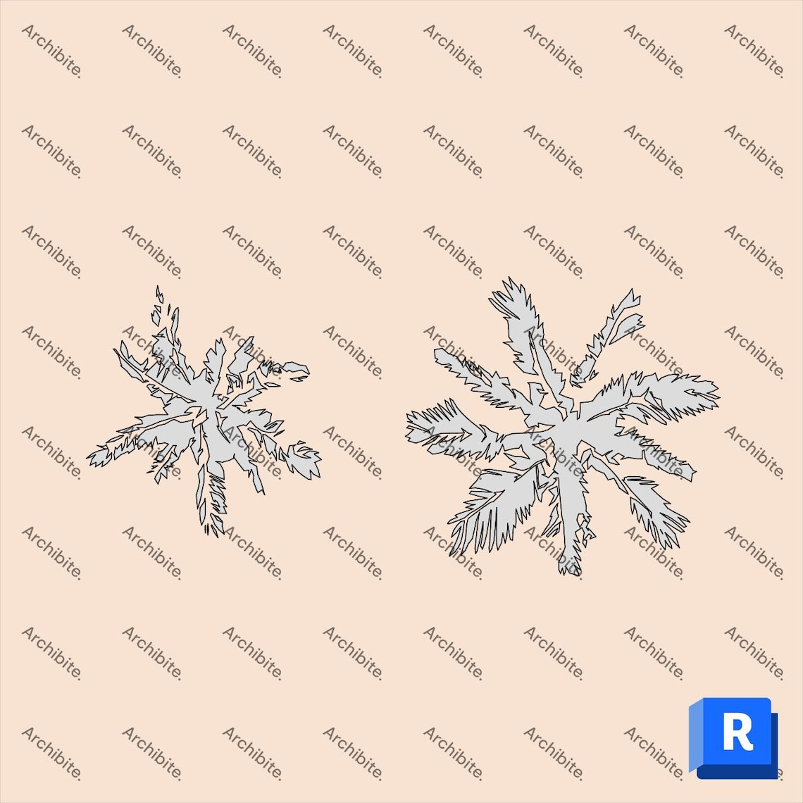 Revit Detail Item - Palm Trees Plan - Etsy