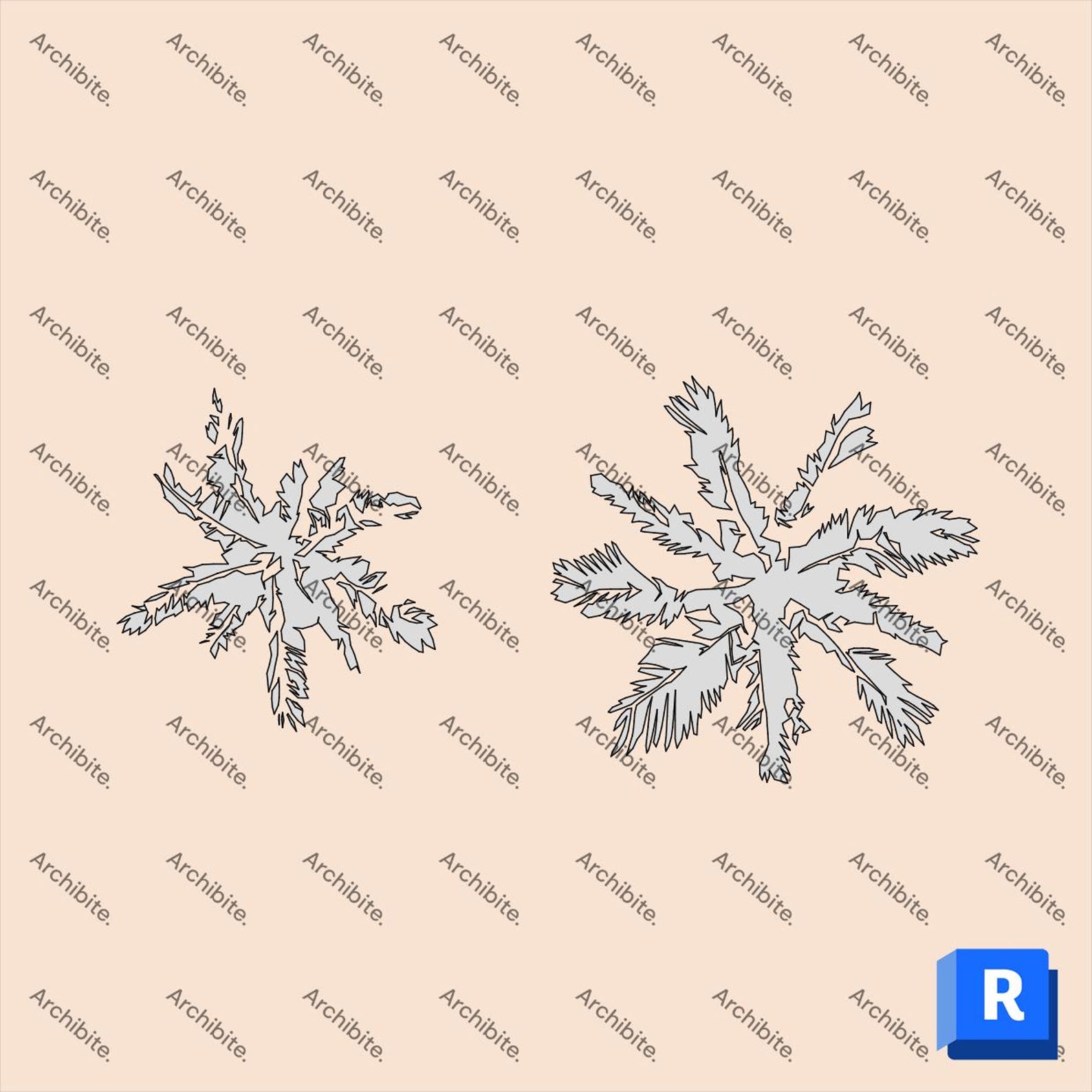 Revit Detail Item - Palm Trees Plan - Etsy