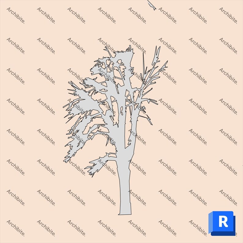 Revit Detail Item - Winter Trees Elevation - Etsy