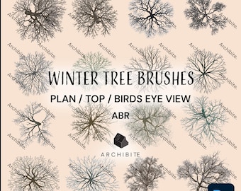 Photoshop Brushes - Summer Trees Plan - Etsy