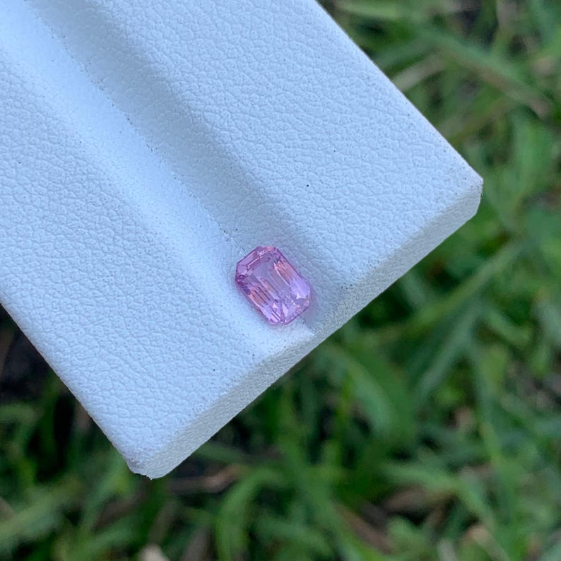 Minor Included 0.75 Ct Natural Sapphire Pink Octagon Cut September ...