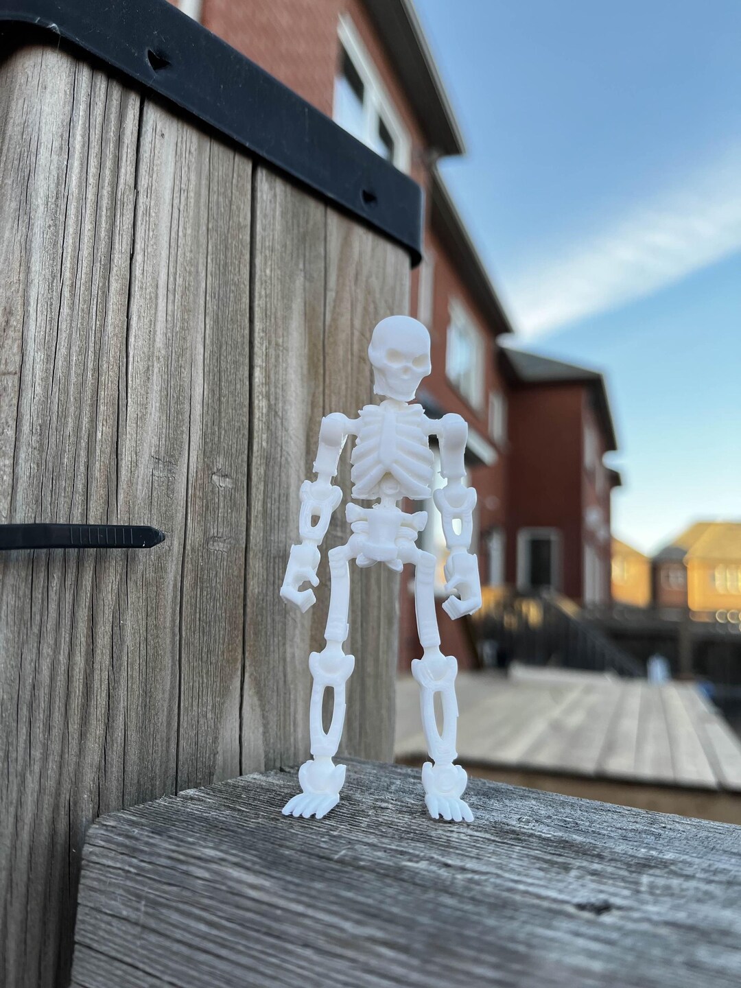 3D Printed Skeleton Action Figure - Etsy Australia