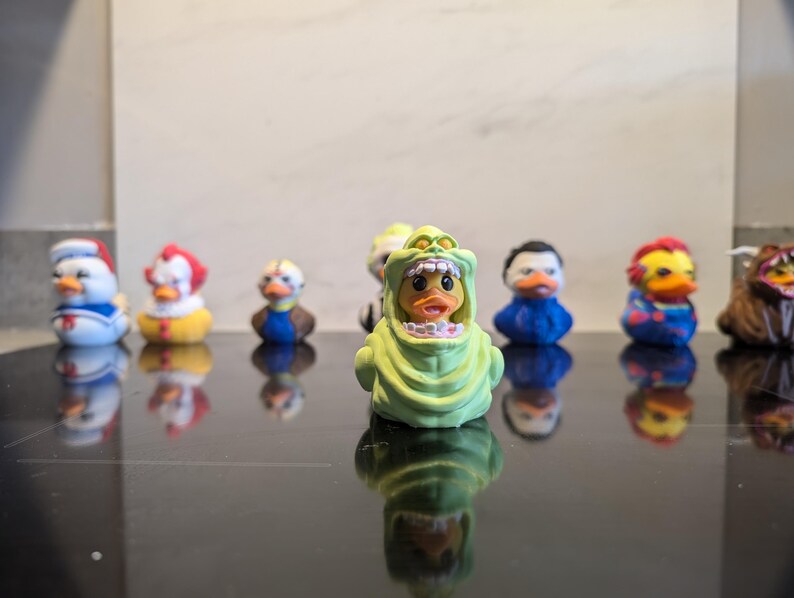 3D Printed Horror & Pop Culture Rubber Duck Figurines - Etsy