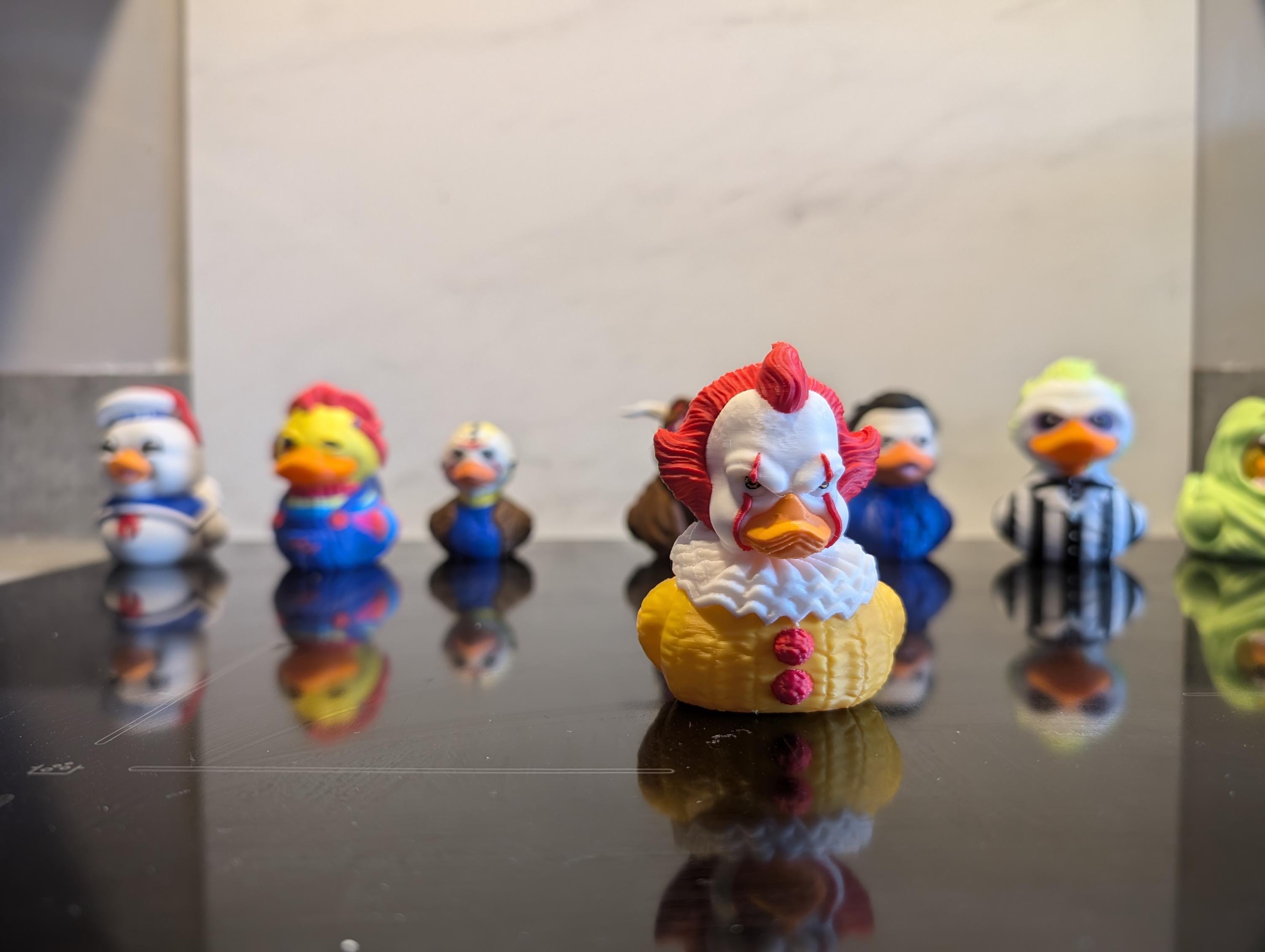 3D Printed Horror & Pop Culture Rubber Duck Figurines - Etsy