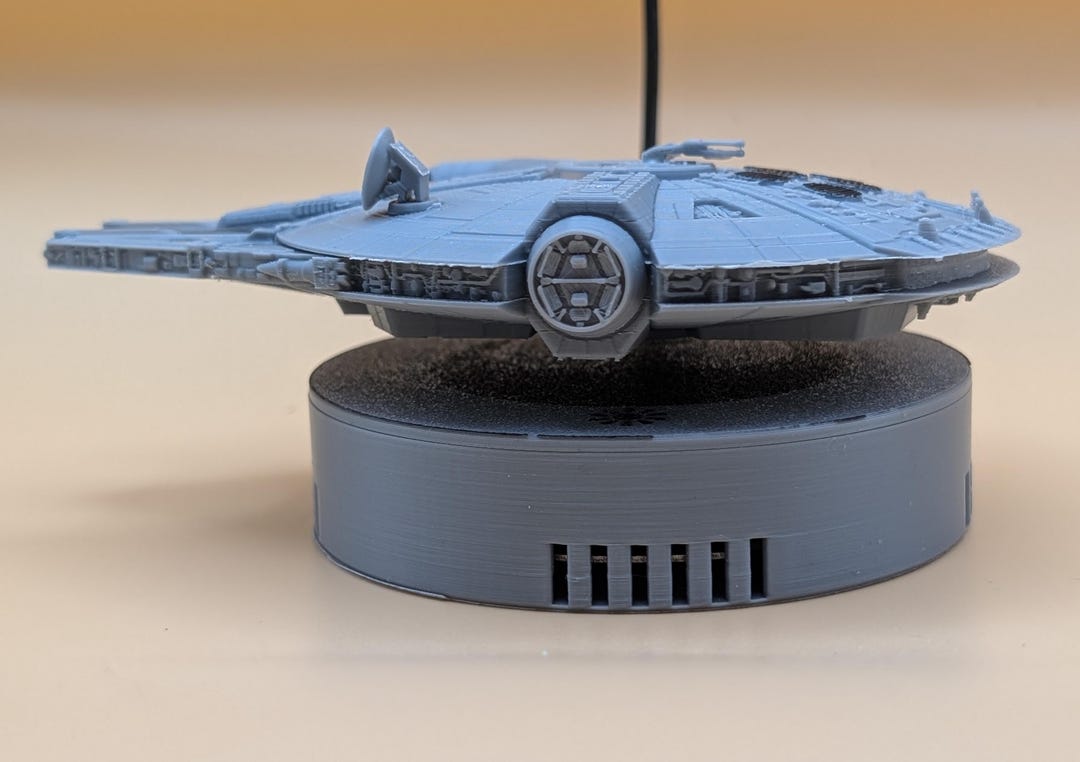Magnetic Levitating 3D Printed Millennium Falcon - A Star Wars Galaxy ...