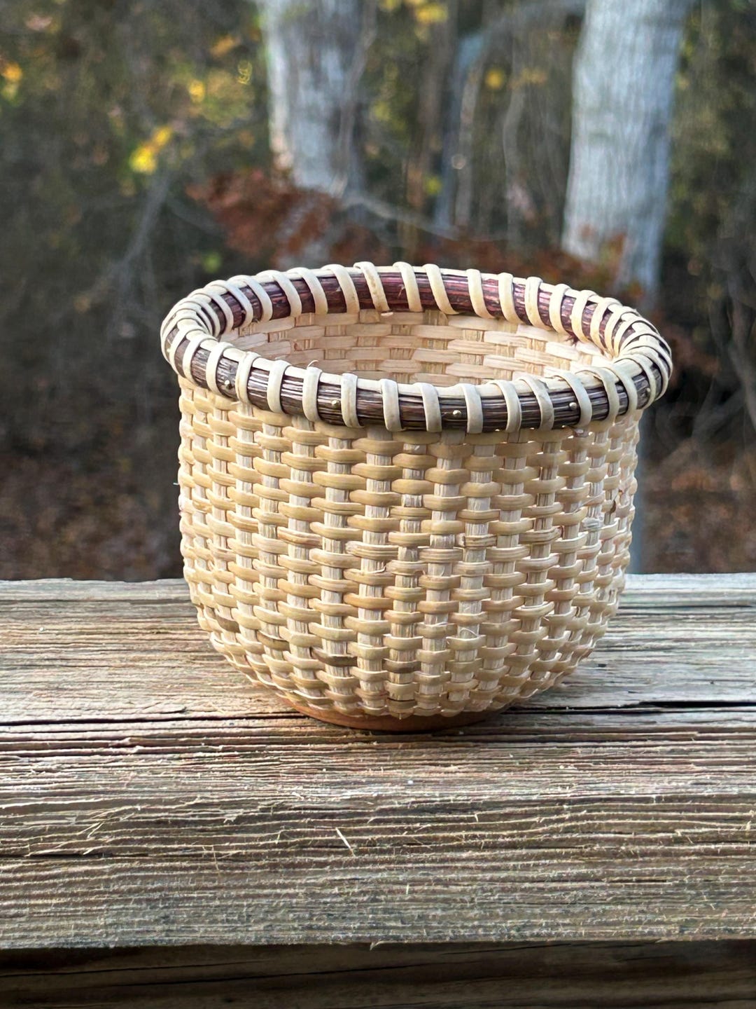 Nantucket Basket 4 Inch Round - Etsy