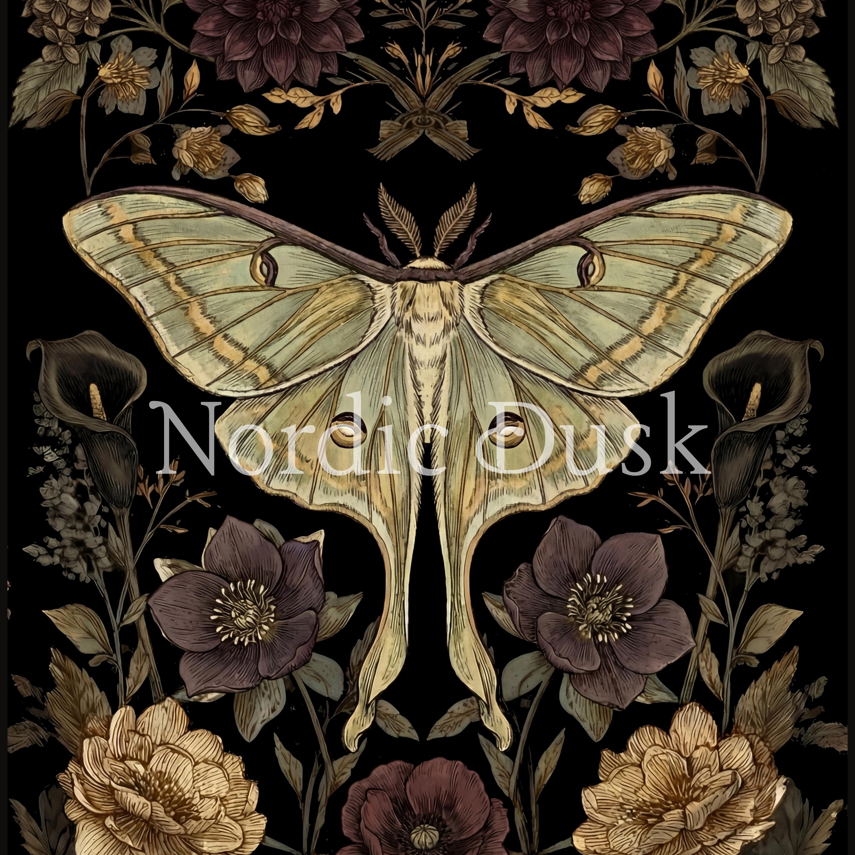 Dark Romantic Gothic Prints Collection - Moody Victorian Wall Gallery ...