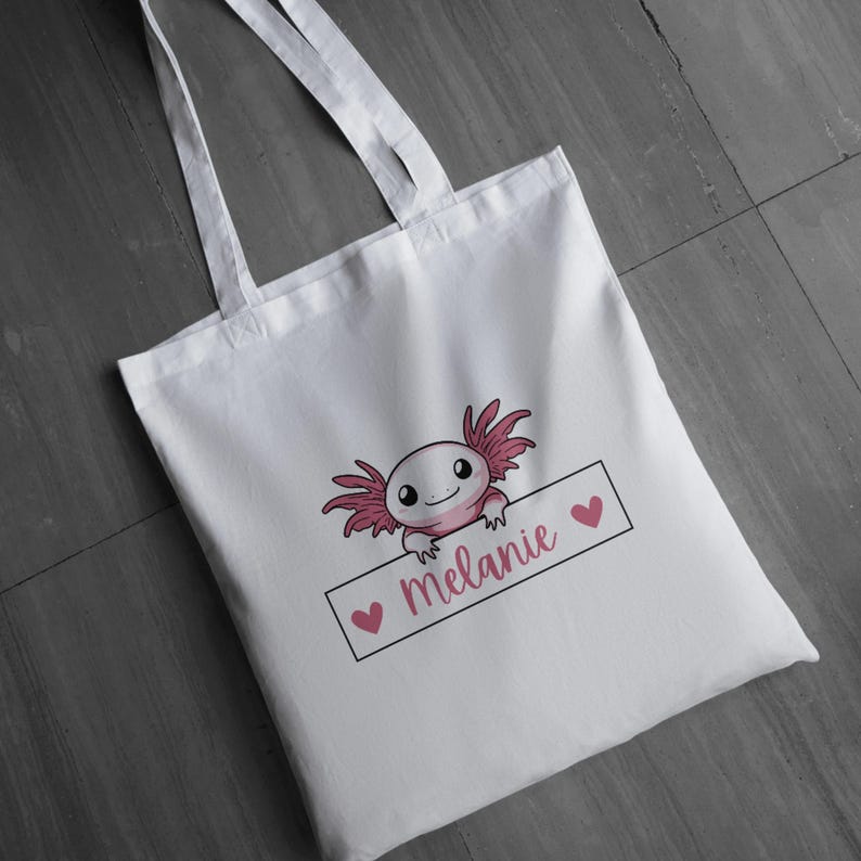 Cute Axolotl SVG - Axolotl With Name Sign Clip Art Lasercut - Axolotl ...