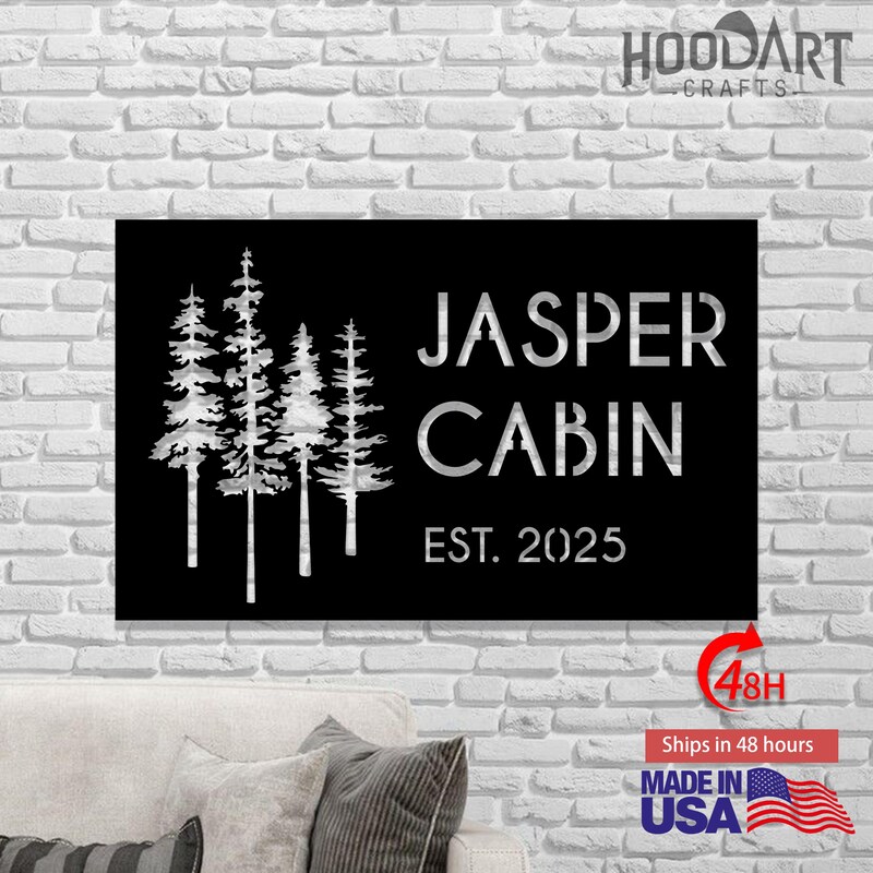 Personal Cabin Name Sign - Etsy