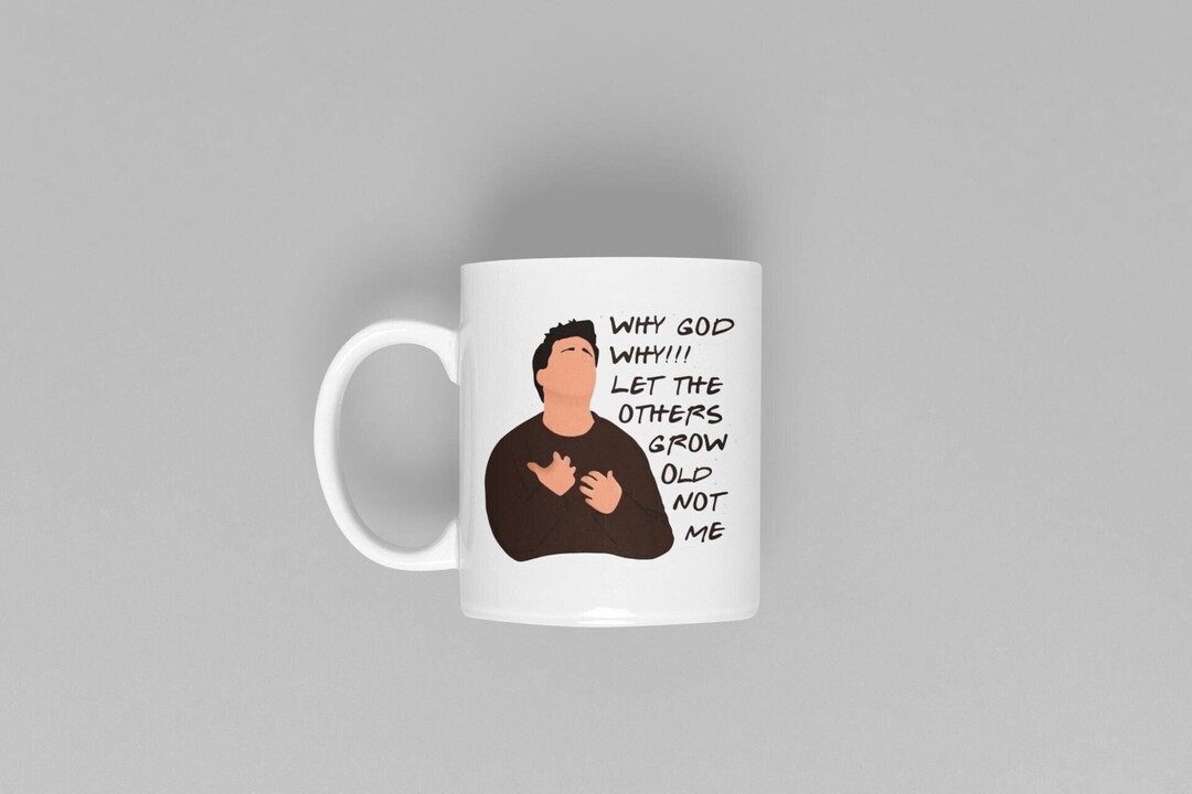 Why God Why Joey, Friends, TV Show Ceramic Mug, 11 Oz Mug, White Cup ...