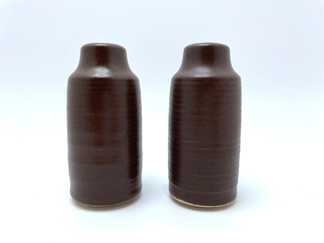 Vintage Denby Langley Mayflower Salt and Pepper Shakers Mid Century ...