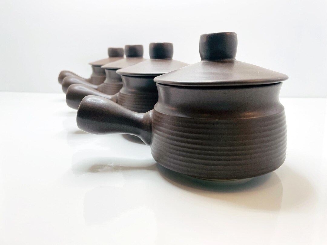 Vintage Denby Mayflower French Onion Soup Bowls With Lids | Rustic ...