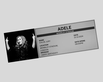 Custom Wicked-themed Theatre Ticket Invitation Personalised Event ...