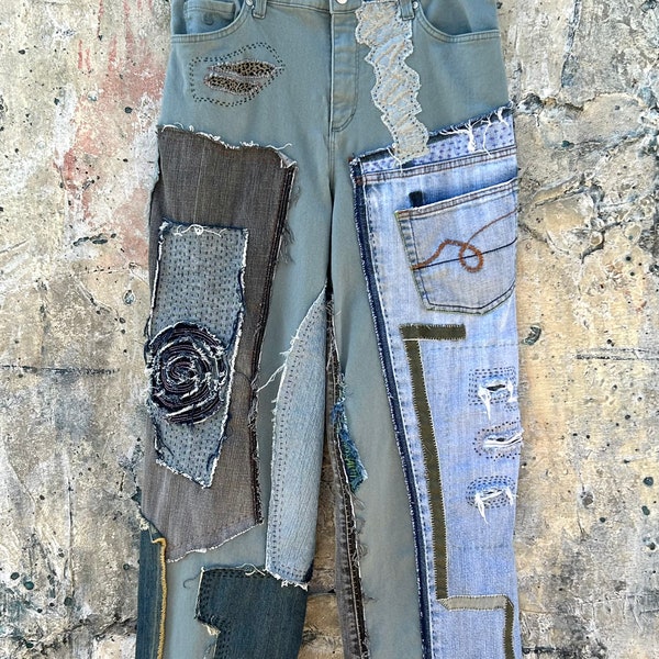 Reconstructed Denim - Etsy