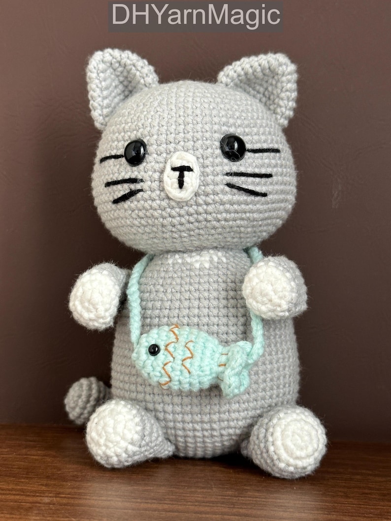 Chubby Cat Crochet Pattern PDF - Beginner-friendly Amigurumi Tutorial ...
