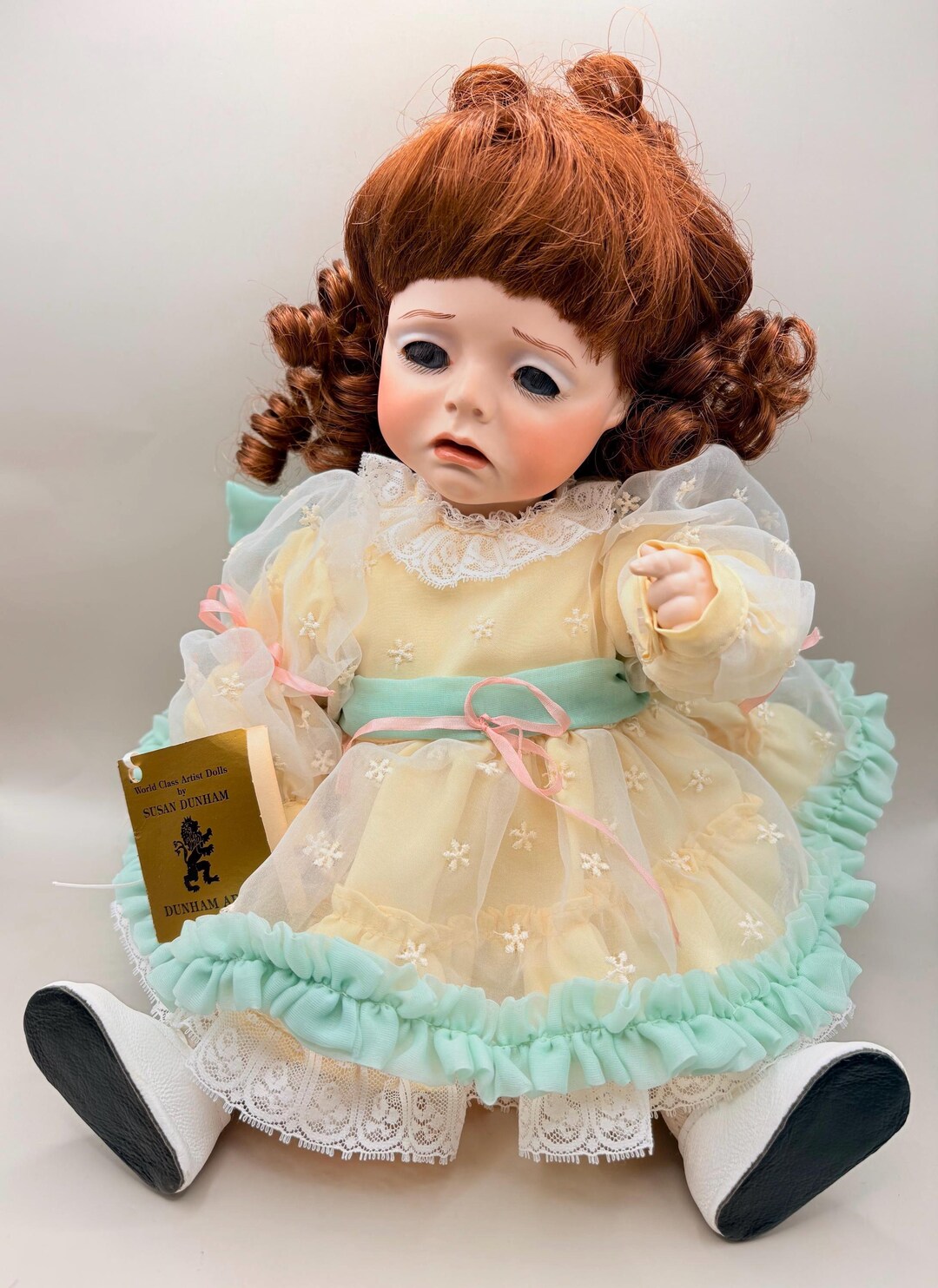 Lucy Locket Porcelain Doll by Susan Dunham, LE 6/25, 1986 (damaged) - Etsy