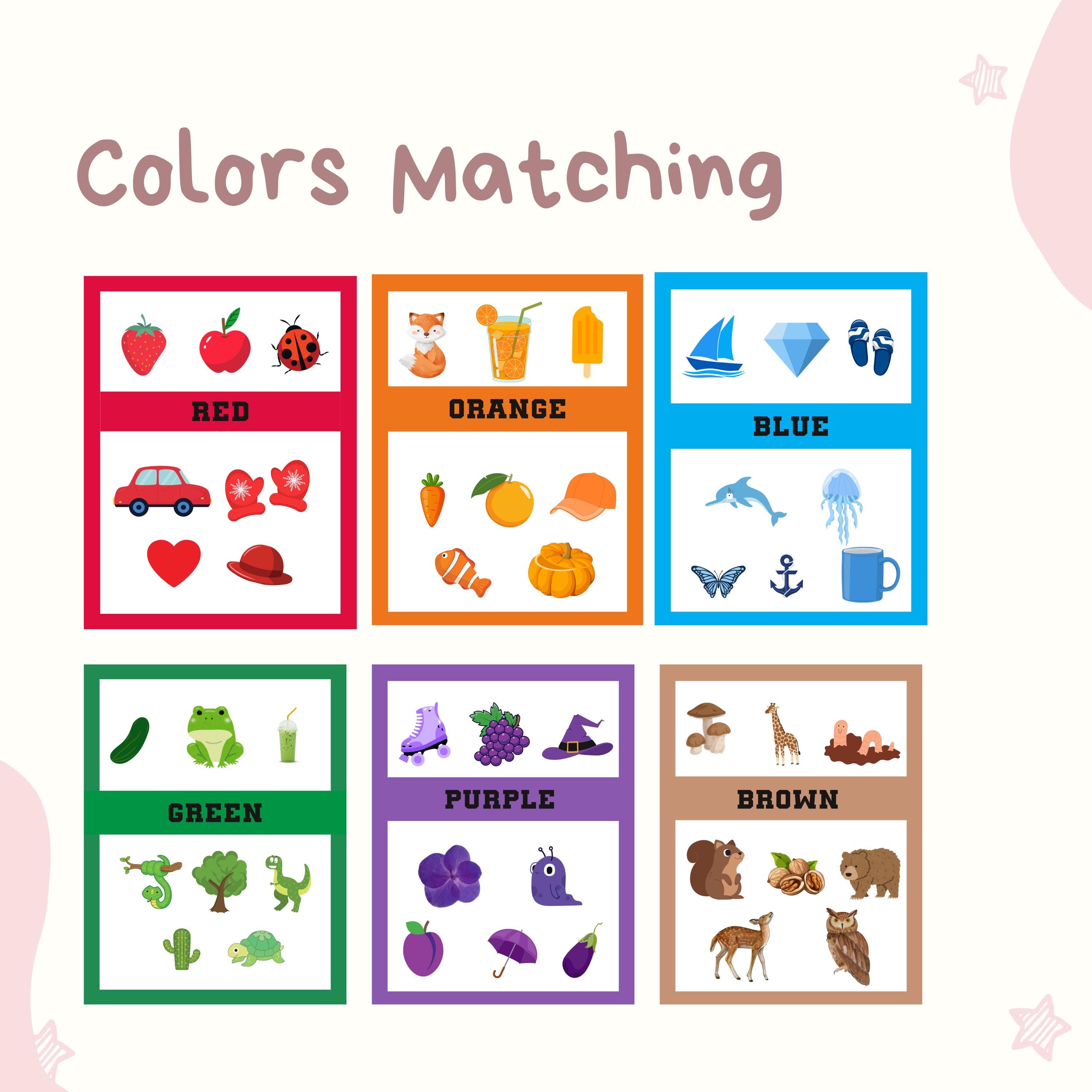 Colors Activity Bundle for Kids – Fun Printable Color Identification ...