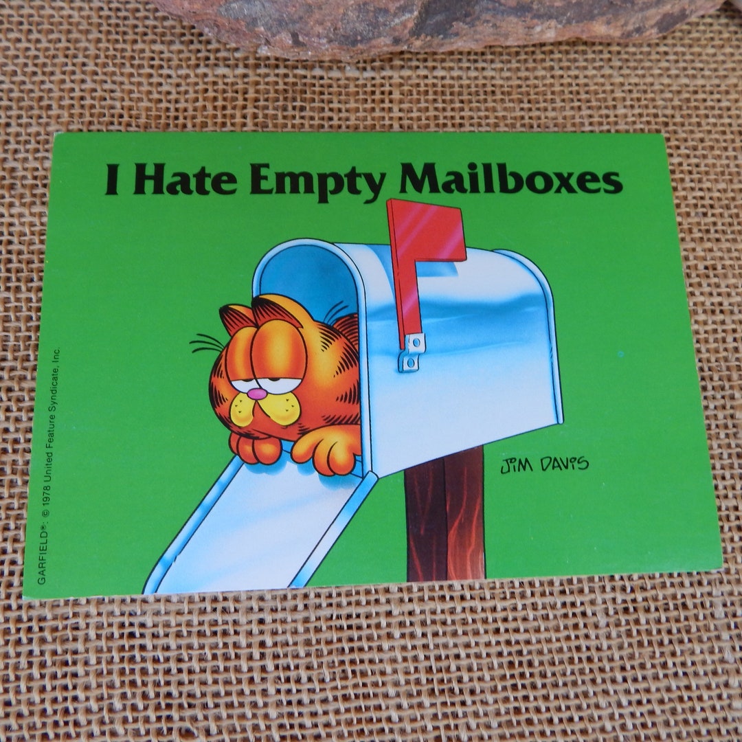 1978 Garfield Postcard Unused Garfield Postcard 1978 Garfield the Cat ...