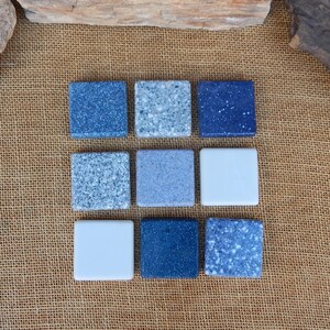 9 Small Corian Tile Samples ~ Trivet Making Supply 2" X 2" Corian Tile ...