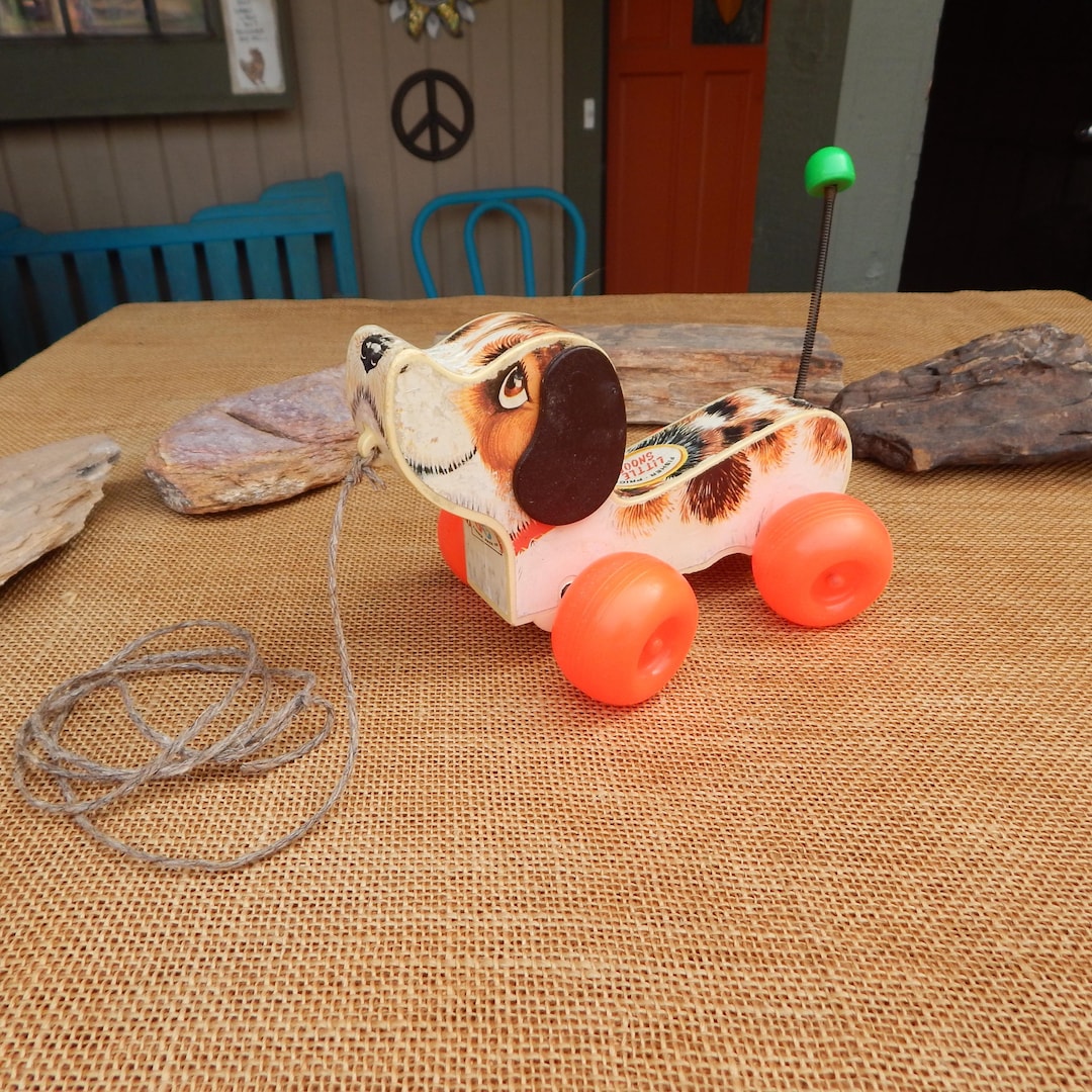 1965 Fisher Price Little Snoopy Pull Toy ~ Made in U.S.A. by Fisher ...