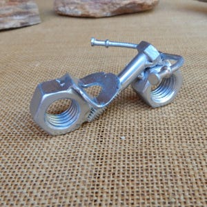 Nuts & Bolts Chopper Motorcycle ~ Handcrafted in New Mexico ~ Artist ...