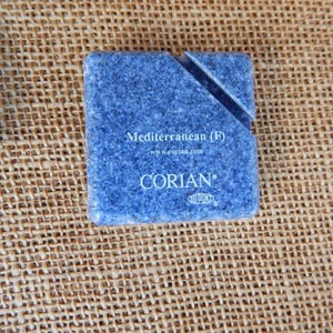 9 Small Corian Tile Samples ~ Trivet Making Supply 2" X 2" Corian Tile Samples ~ 2" X 2 ...