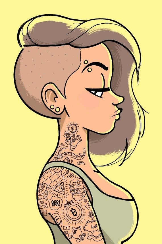Bitcoin Baddie - Etsy